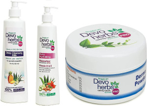 Devoherbs Dead Skin Removal Combo Pack Of Deep Cleansing Milk, Derma ...