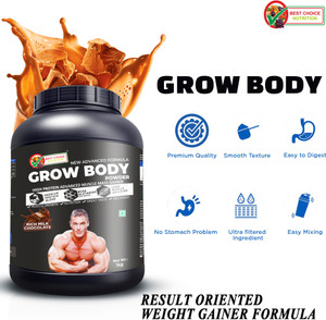 BEST CHOICE NUTRITION GROW BODY FOR WEIGHT GAIN MUSCLE BUILDING AND ...
