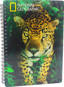 dishvy 3D Print Tiger Theme Single Ruled National Geographic Diary A5 ...