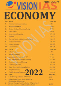 Vision IAS Study Material Economy - 2022: Buy Vision IAS Study Material ...