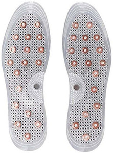 CuraFoot Unisex Resizable Silicone Acupuncture Insoles Foot Massage for ...