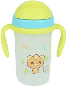 Chinmay Kids Baby Soft Straw Feeding Sipper with Twin Handle Anti Spill ...