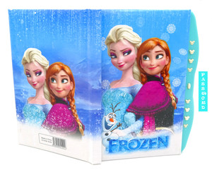 poksi NEW FROZEN ANNA ELSA LOCK DIARY|KIDS NOTEBOOK A5 Notebook Ruled ...