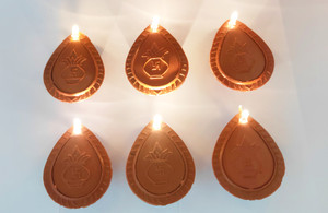 AMACO Diwal decoration electric Diye ( Diwal decoration diye & candle ...