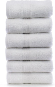 BS NATURAL Exclusive Multicolor Cotton Hand Towels Set of 6 | Bathroom ...