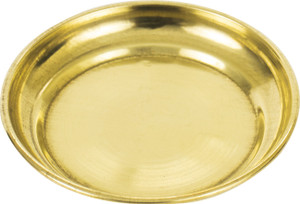 Spillbox Brass Deepak Diya Oil Lamp plate for Home Temple Puja Articles ...