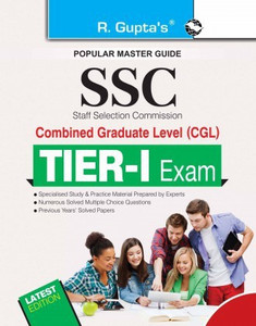 SSC Combined Graduate Level (CGL) TIER-I Exam Guide: Buy SSC Combined ...