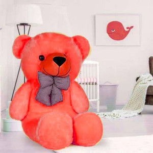 Tuffy Toys Collection Tuffy taddy bear Red 3 Feet Teddy Bear Red Teddy ...