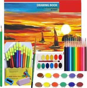 Flipkart.com | anjanaware Drawing Kit For Kids | Celebration Kit - Gift ...