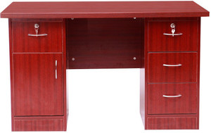 POJ Alston Study Partner Computer Table Engineered Wood Computer Desk ...