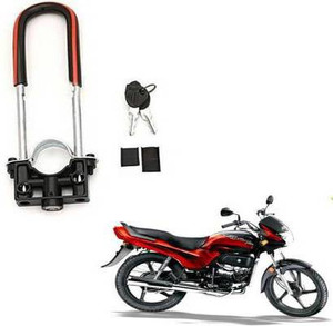 VKSUN Hero Passion plus Bike Front Shocker Wheel Lock-215 Wheel Lock ...