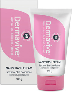 Dermavive Nappy Rash Cream - 100g Price in India - Buy Dermavive Nappy ...