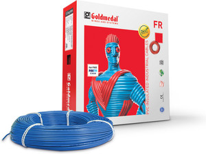 Goldmedal FR Grade PVC Compound 4 sq/mm Blue 90 m Wire Price in India ...