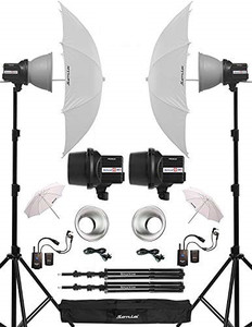 Sonia 300D Premium Studio Light Strobe with Combo Pack of 2 Strobe ...