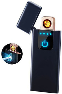 WORLD ONLINE USB Rechargeable, Windproof Slim Coil Lighter with ...