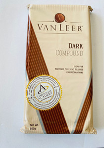 Van Leer Dark Chocolate Bar Compound Slab ( Pack of 1 , 500gm ) Bars ...