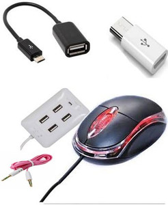 JAGMAX 1 USB MOUSE -- 1 AUX CABLE 1 USB HUB- TYPE C ADOPTER AUX CABLE ...