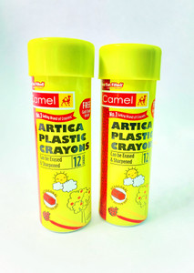 Flipkart.com | Camlin Plastic Crayons 12 Shades Erasable and ...