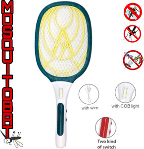 DPM Heavy Duty Mosquito Bat/ Mosquito Racket With Torch & Charging Wire ...