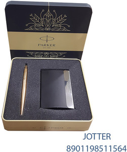 PARKER JOTTER GOLD BALL PEN + CARD HOLDER Ball Pen - Buy PARKER JOTTER ...