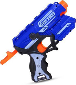 ArohiStore Manual Blaze Storm Hot Fire Gun Blaster with 10 Foam Bullets ...