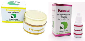 Dengen Dental Denopulp Devitalizer Jar 6gm 15ml Formcoresol Dencresol ...