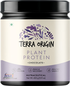 Terra Origin Plant Protein Powder, Chocolate, 15 Servings Includes ...