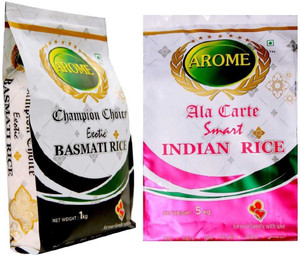 Arome Ala Crate Smart Indian Rice-5 kg, Champion Choice Exotic Basmati ...