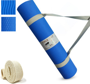 Healthy Chacha Yoga Mat Blue 6 mm Yoga Mat - Buy Healthy Chacha Yoga ...