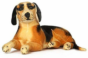 Patly Very Big Stuffed Sitting Plush Dog Soft Toy 90 cm - 90 cm - Very ...