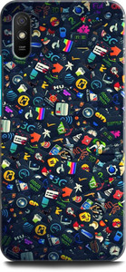 KEYCENT Back Cover for REDMI 9A Sport LOGOS, BLACK, WHAIT, BRANDS ...