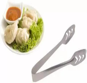 Riyansh Momos Chimta Momos Serving, Salad Serving ( Pack of 1 ) 20 cm ...