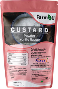 Farm4u Custard Powder - Vanilla (200g) | Instant Mix | Easy to Cook ...