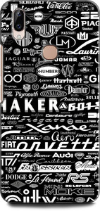 KEYCENT Back Cover for Vivo Y83 Pro, Vivo 1726 LOGOS, BLACK, WHAIT ...