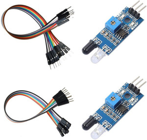 Vayuyaan 2 Pcs of IR Proximity Sensor with 10 Pcs Male to Male and 10 ...