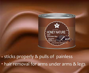 DR.HONEY honey nature dark chocolate wax 600.117 waxing For under arms ...