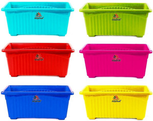 AGAMI Premium 14" Size Rectangular Shape Jupiter Window Pots for ...