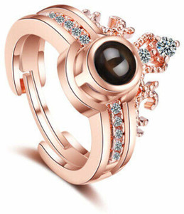 RVM Jewels I Love You Projection Adjustable Ring 100 Languages Lovers ...