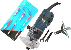 DUMDAAR 550 W 6.35mm 30000 RPM Trimmer Router Machine for Wood Working ...