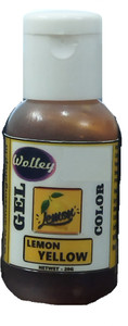 wolley Lemon Yellow Edible Gel Food Color for Cakes Whipping Cream Ice ...