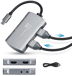 microware 4K Audio Video Capture Card, HDMI to USB C/3.0 Capture Card ...