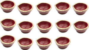 BS NATURAL B S NATURAL Decorative Diwali Diyas | Mitti Diya | Mitti Ke ...