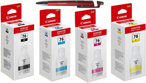 ITGlobal Present`S GI-76 [Set Of 4] Black + Tri Color Combo Pack Ink ...