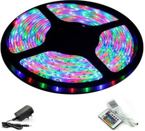 GLOWTRONIX 300 LEDs 4 inch Multicolor Color Changing Strip Rice Lights ...