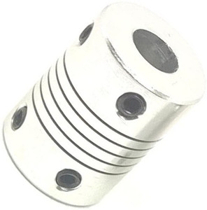 INVENTO 1Pcs 10x10mm Motor Jaw Shaft Coupler Aluminum 10mm to 10mm ...