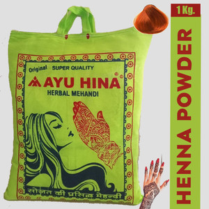 Ayu Hina Natural Mehandi Powder 100% Pure Henna powder 1Kg. - Price in ...
