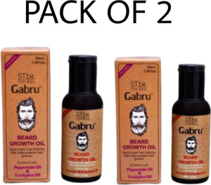 GABRU ST.bir BEARD GROWTH OIL (pack of 2) Hair Oil - Price in India ...