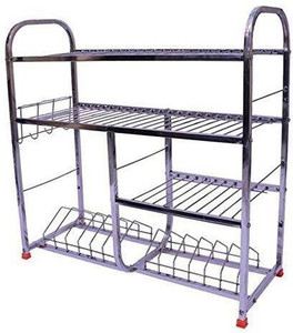 SK Modular Kitchen Utensil Kitchen Rack Steel Price in India - Buy SK ...
