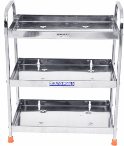 Decoration world Utensil Kitchen Rack Steel Decoration World Stainless ...