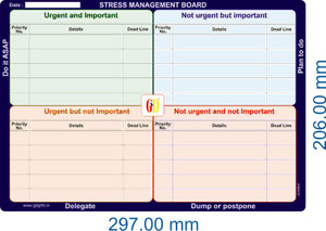 GD 30 cm Stress Management Board - A4 Reusable Sticker Price in India ...